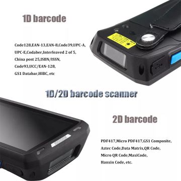 Quality 4 Inch Data Collector Scanner Barcode Scanner 4G LTE PDAs Handhelds Android for sale