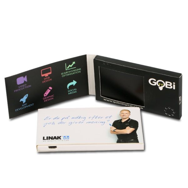 Quality A4 A5 A6 Or Other Card Size LCD Video Cards Equipped With HD Super TFT LCD Screen Suitable For Digital Signage Solutions for sale