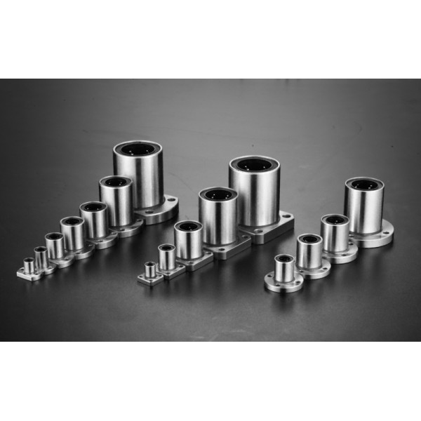 Quality Precision LMF8UU Round Linear Flange Bearing With Silver PA66 for sale