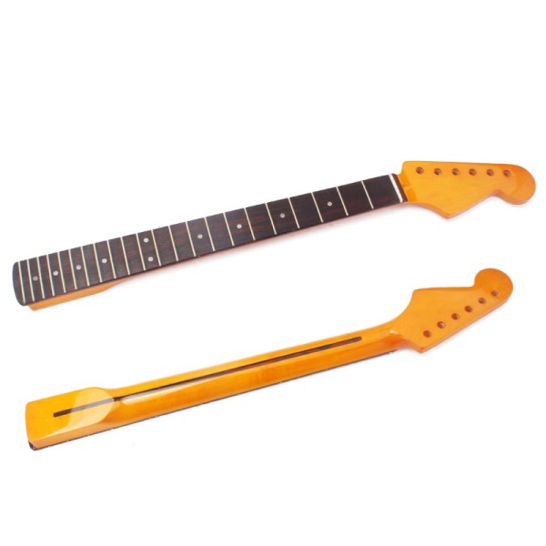 Quality Maple Wood Rosewood Guitar Neck 6 String Guitar Neck Glossy Finish for sale