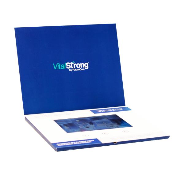 Quality Electronic digital video folder brochure in printing with LCD Screen for sale
