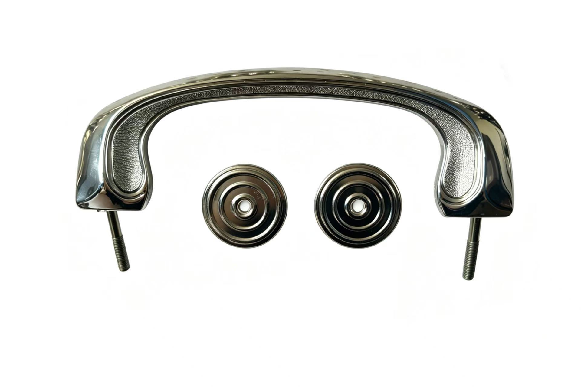 Quality Pale Gold Plastic And Metal Casket Hardware , Wholesale Coffin Handles H9021 for sale