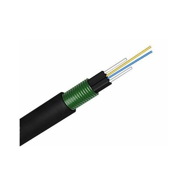 Quality Flexible Design Armored Optical Fiber Cable 2 Core Bow Type Drop Cable for sale