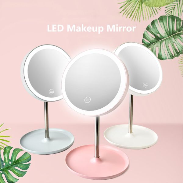 Quality 20x Magnifying Led Makeup Mirror For Table Desktop Oem for sale