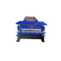Quality 15 M Min Galvanized Steel Trapezoidal Roof Tile Roll Forming Machine for sale