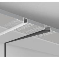 Quality T5 6063 Pc Pmma Recessed Aluminium Led Profile 5mm Pcb For Drywall for sale