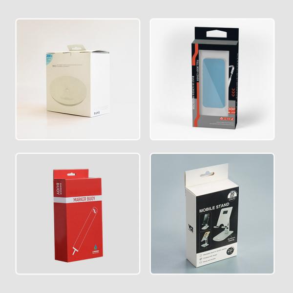 Quality Popular Phone Case Foldable Packaging Box With Handle Custom Logo for sale
