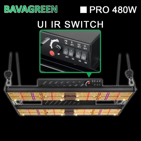 Quality HLG AC265V 2.60umol/J 480W LED Grow Light Quantum Board Grow Lights for sale