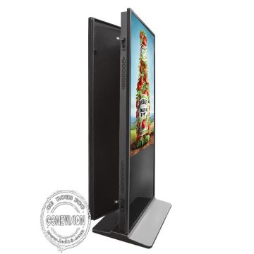 Quality Ultra Thin 55 Inch Double Sided Interactive Touch Screen Kiosk for sale