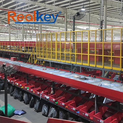 Quality High Flexibility Safe Conveyor Sorter Systems Automated Package Sorting for sale