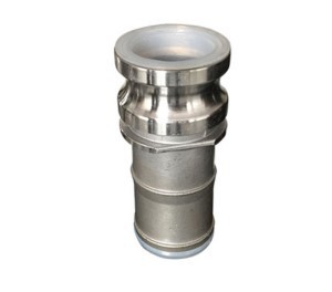 Quality Casting Antistatic 75mm PTFE Lined Pipe Fittings Type E Camlock Fitting for sale
