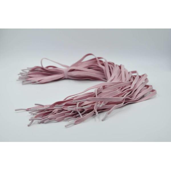 Quality Oxygen Mask Medical Elastic Band Latex Free Elastic Rope For Adult Pink for sale