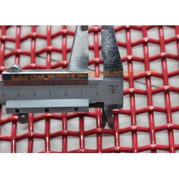 Quality Red 72A Manganese Steel Crusher Mining Wire Screen Mesh for sale