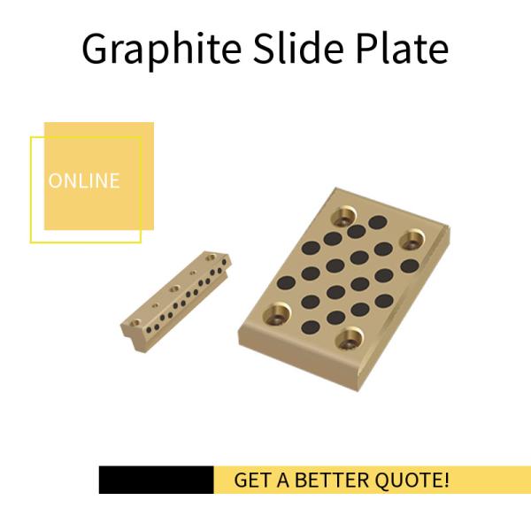 Quality Solid Bronze Self Lubricating Bearing | Graphite Slide Wear Plate for sale