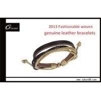 Quality Custom design leather bracelet / leather bangle bracelet for sale