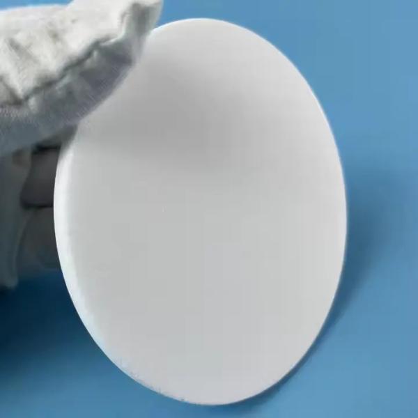 Quality Custom Fused Silica Quartz Glass Plate Laboratory Frosted Opaque White Quartz for sale