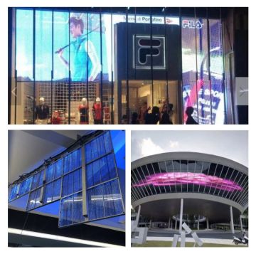 led mesh display p31.25mm