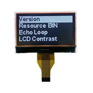 Quality DFSTN 2.4 Inch 128x64 Dot Matrix LCD Display with SPI Interface COG LCD Module for sale