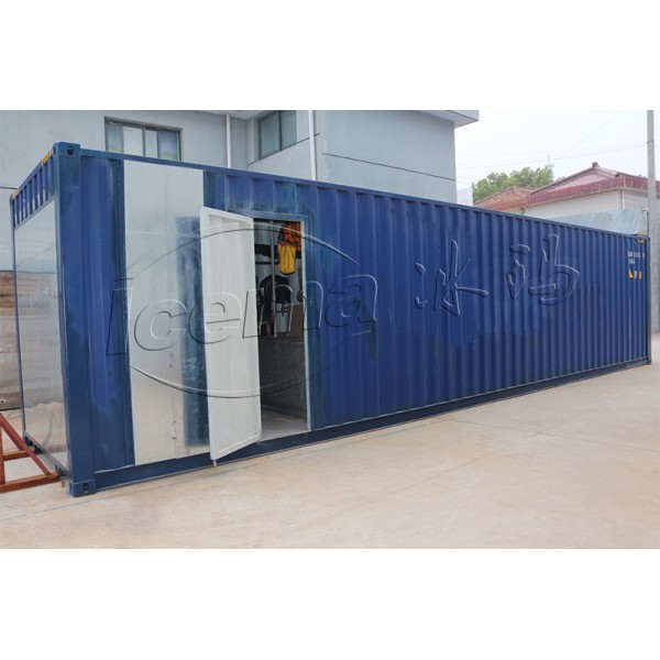 Quality Emerson 3 Ton Directly Cooling ICEMA Containerized Block Ice Plant for sale