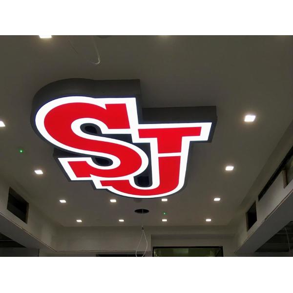 Quality Customized Colour Led Frontlit Sign With Laser Cut Stainless Steel Frame for sale