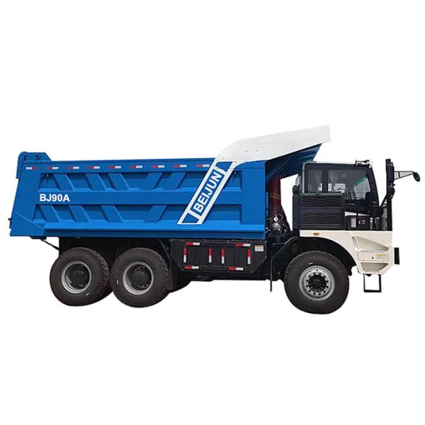 Quality Zero Emission Lifting Electric Mining Truck EV Dump Truck 90000kg for sale