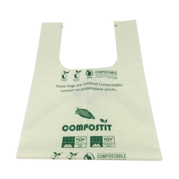 Quality Wave Top Handle Compostable Garbage Bags Paper Wrap Rolled For Kitchens Bedrooms for sale