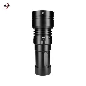 Quality 4500 Lumens Underwater Diving Flashlight IP68 Rechargeable Dive Torch for sale