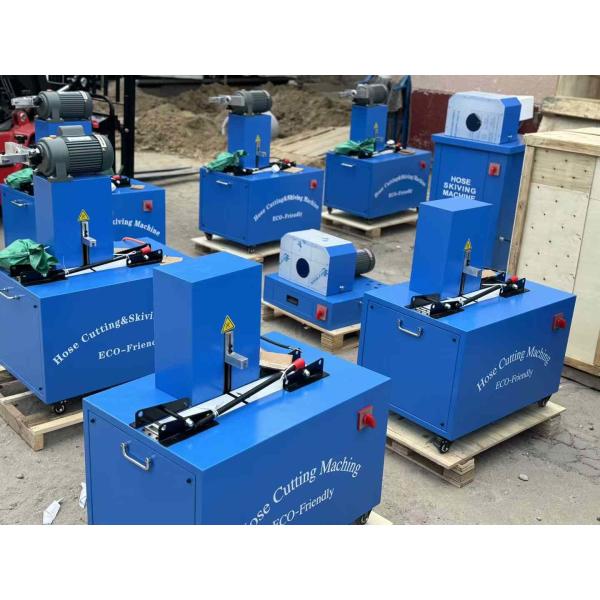 Quality 2 Inch 6-51mm 1/4 To 2 Inch Hose Cutting And Skiving Machine Rubber Hose Cutting Machine With Electric Power for sale