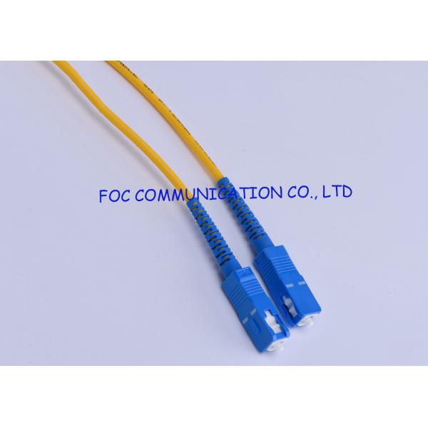 Quality Optical Fiber Patch Cord 9/125 Fiber Optic Patch Cord Single Mode ST SC 3.0mm for sale