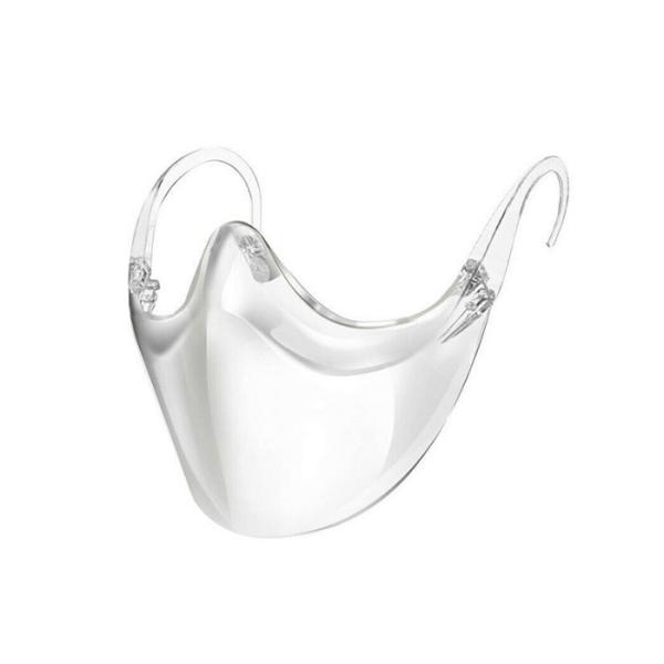 Quality 24x19cm Anti Saliva Transparent Open Mouth Shield Polycarbonate Guard for sale