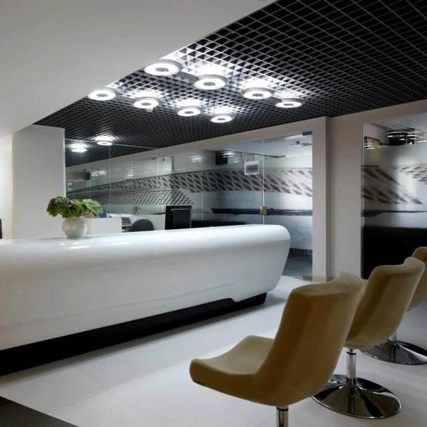 Quality Fireproof Aluminum Ceiling Design 2mm Thick Panel Sound Absorption Ceiling for sale