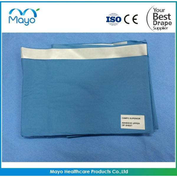 Quality ISO CE Surgical Clear View Drape With Adhesive Strip, Sterile for sale