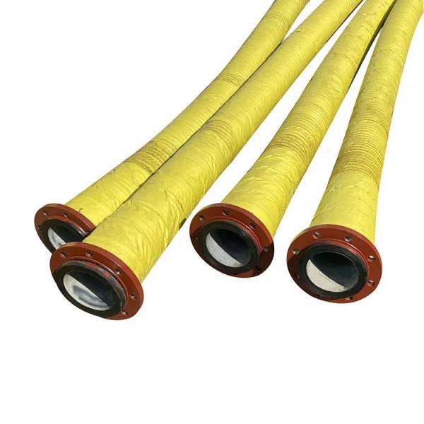 Quality 24 Inch Dredging Hose Wear Resistance Braided Mud Dredging Rubber Hose for sale