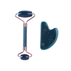 Quality Anti Aging Face Jade Roller Set Rose Quartz Massage Roller for sale