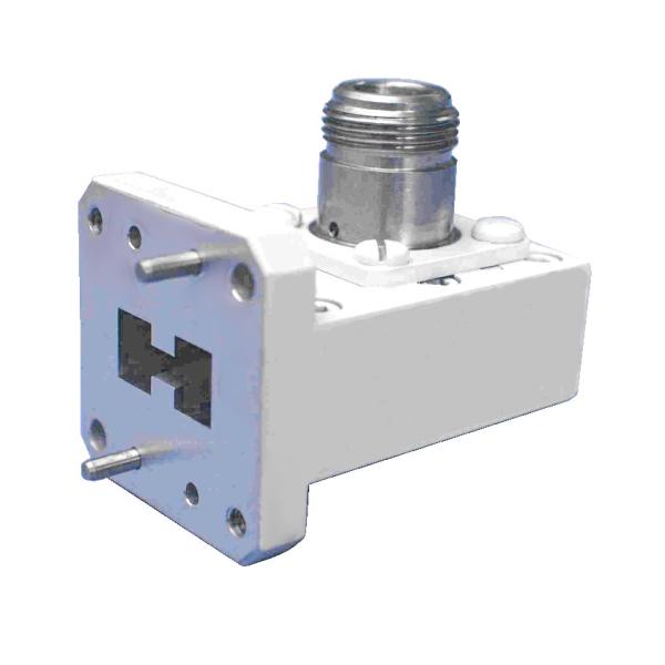 Quality Double Ridged Wavegudie To Coaxial Adapter N/SMA for sale