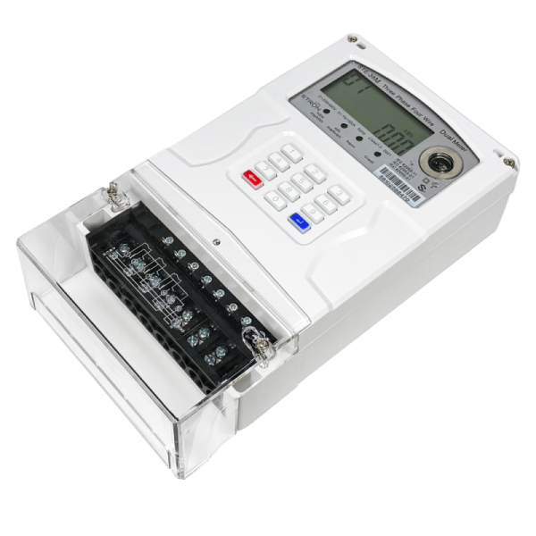 Quality STS Prepaid Dual Source Three-Phase Power Meter - Event Log & Real-Time Clock & Low-Voltage Protection for sale