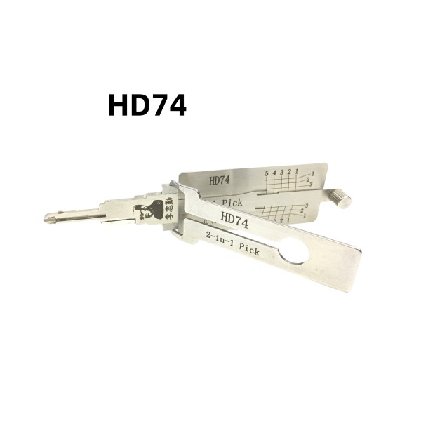 Quality LISHI Tool HD74 LEFT Side Motorcycle Lock Opening Tool Locksmith Supplier China for sale