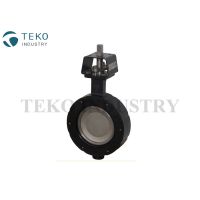 Quality High Strength 24 Inch Wafer Lug Butterfly Valve With Pneumatic / Electric for sale