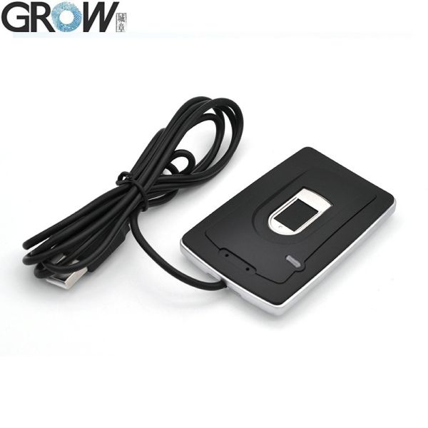 Quality GROW R106 ISO ANSI Standard Biometric Desktop Capacitive USB Fingerprint Reader for sale