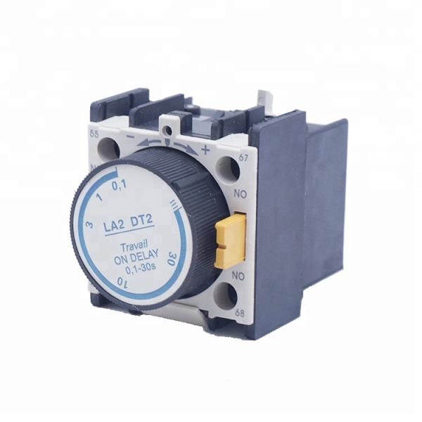 Quality Time Delay Auxiliary LA2-D Contact Blocks For Electric AC Contactor for sale