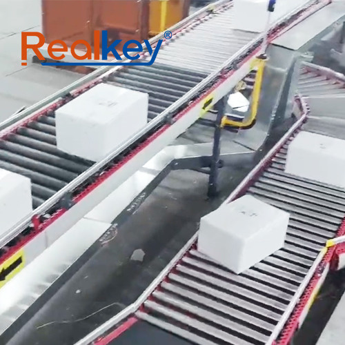 Quality Flexible Roller Conveyor System Easy Maintenance For Logistics Centers for sale