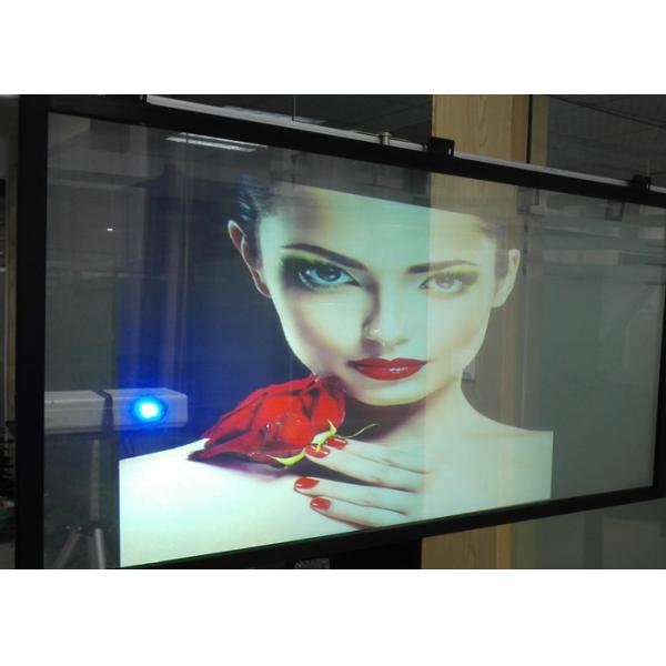 Quality Transparent Holographic Rear Projection Film on Glass , 3D Holographic Film for sale
