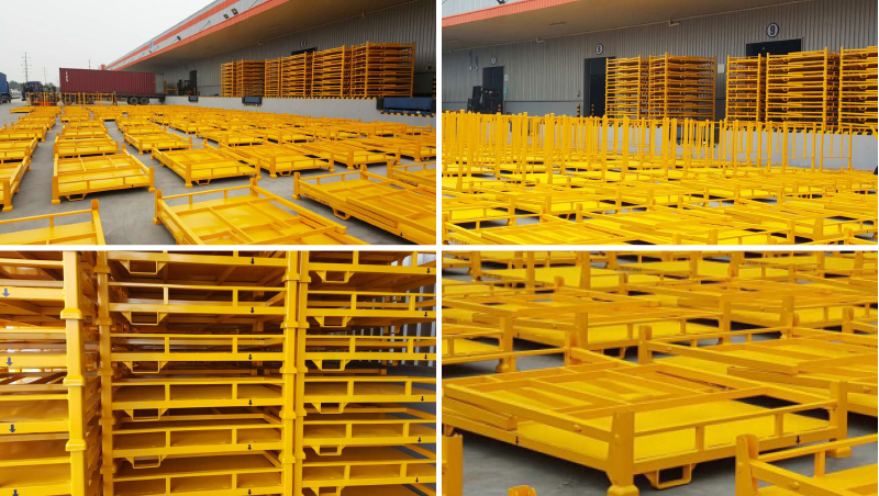 Pallet Stacking Rack For Tire Warehouse Storage Tire Rack