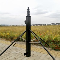 Quality Outdoor 30Ft 9M Customized Aluminium Telescopic Mast Aerial Photography Mast for sale
