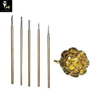 Quality 260mm Shank Sharp Nose Steel Burnisher Tools for sale