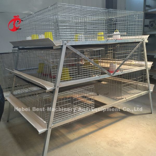 Quality A Type Broiler Battery Cage Galvanized High Strength Poultry Broiler Cage Iris for sale