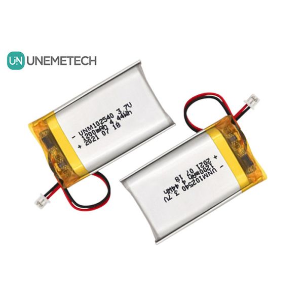 Quality Customized Lithium Polymer Battery 102540 3.7V 1200mAh Li-Po Battery for Beauty Equipment for sale