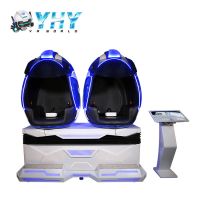 Quality 2 Seats Virtual Reality Game Machine Motion Simulator 9D Vr Egg Chair for sale