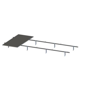 Heightened Commercial Metal Roof Solar Mounting System Aluminum Panel Clips