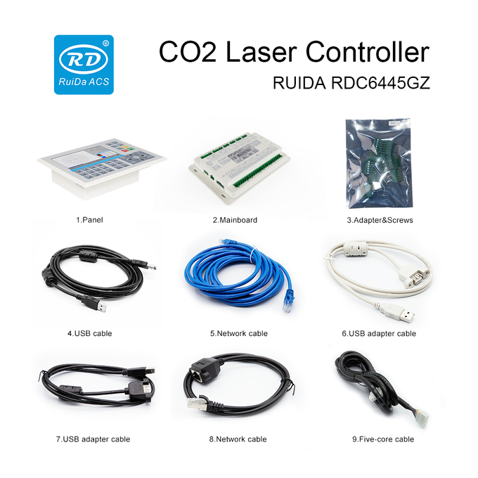 Ruida RDC6445GZ Laser Controller for CO2 Laser Cutting and Engraving Machine 3